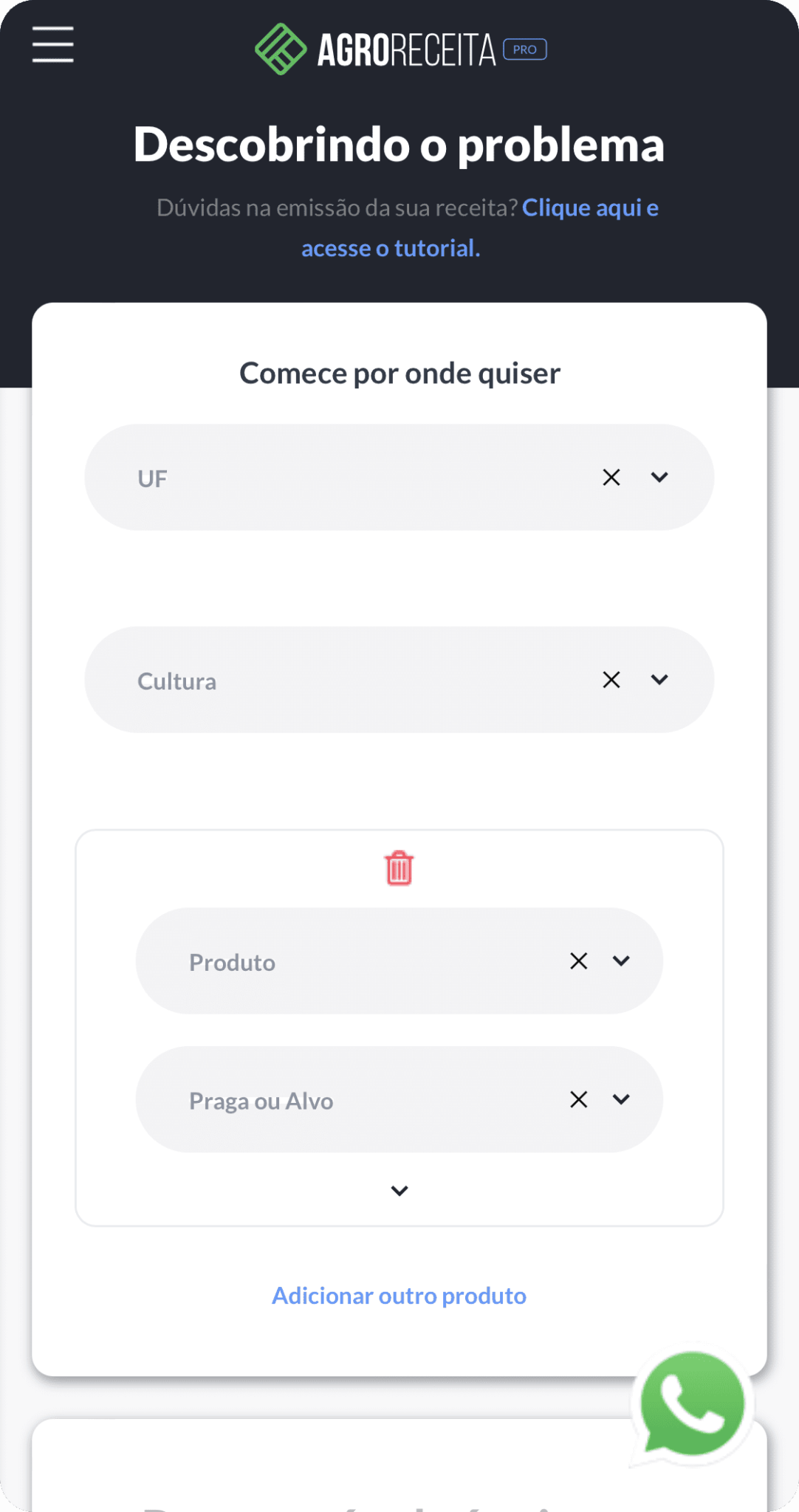 Plataforma para emissão do Receituário Agronômico - AgroReceita®